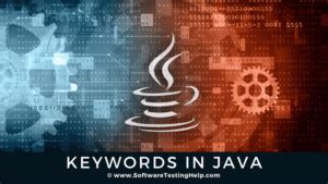 Image result for Java Key Words Values