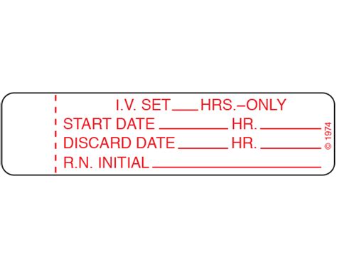 Image result for IV Line Labels