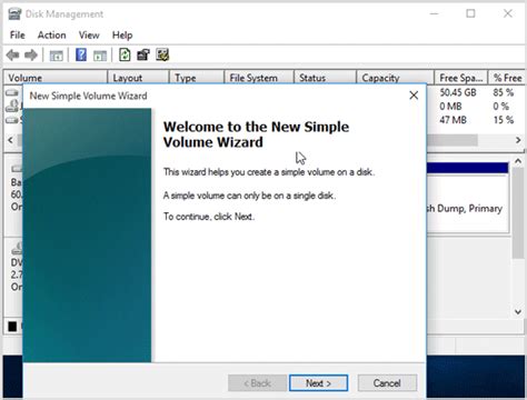 Image result for New Simple Volume Wizard Format Partition