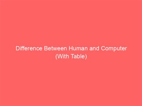 Image result for Computer Difference