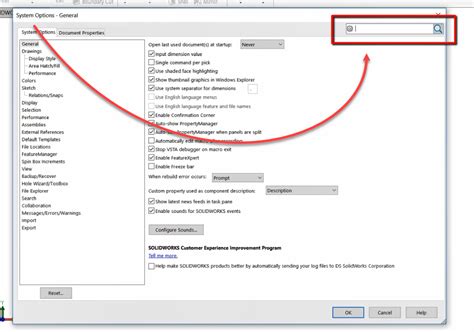 Image result for SolidWorks Options