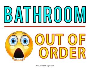 Image result for Out of Order Sign