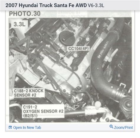 Image result for Hyundai Santa Fe O2 Sensor Location