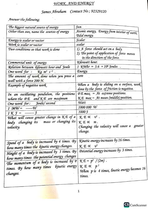 Image result for Chapter 2 Science Work and Energy Question Answer