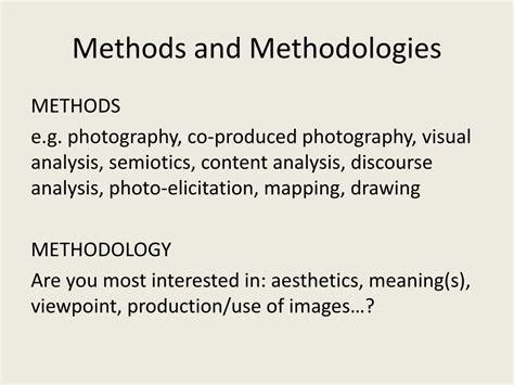 Image result for Visual Based Methodologies