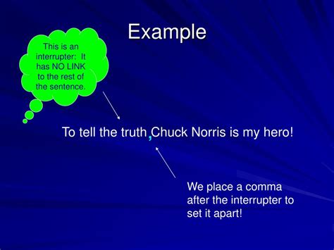 Image result for Comma Interrupters Examples