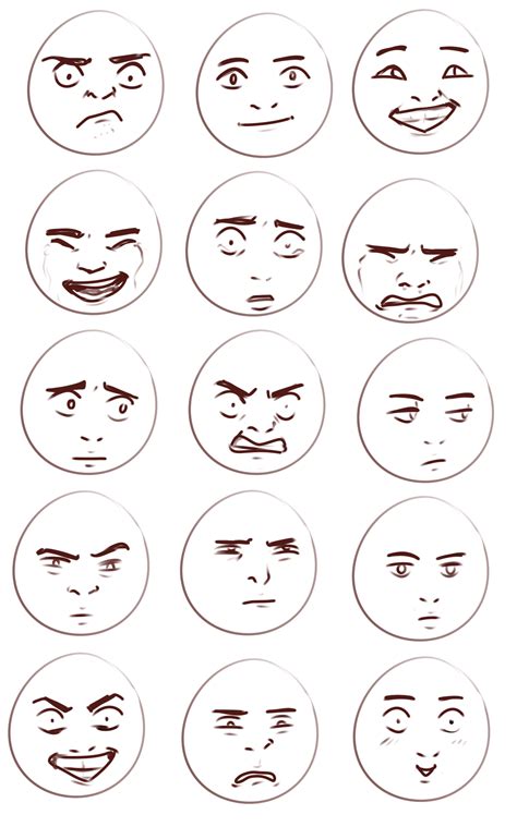 Image result for Face Tutorial Drawing Starter