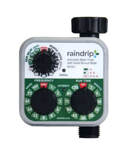 Image result for Raindrip Timer Tube Install