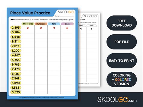 Image result for Learning Place Value Worksheets