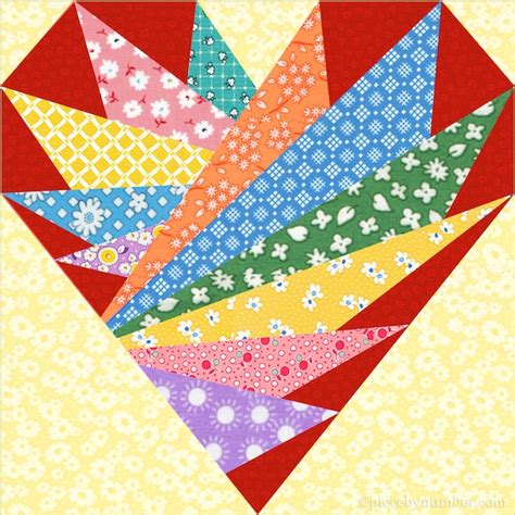 Image result for Easy Heart Quilt Pattern