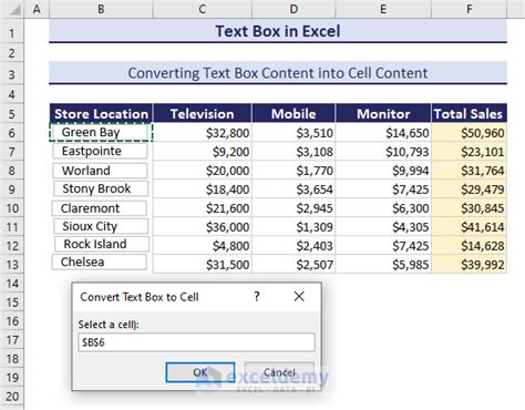 Image result for Excel Text Box Cell Reference