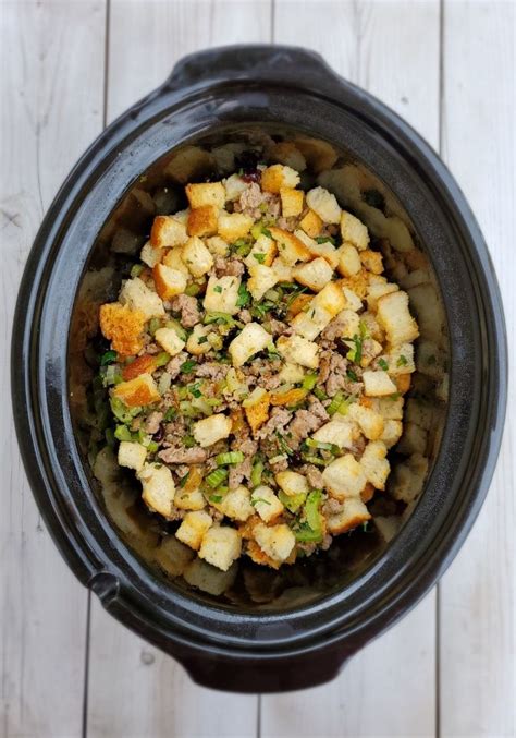 Image result for Cooking Stuffing in Slow Cooker