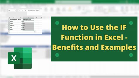 Image result for Excel IF Function Tutorial for Beginners