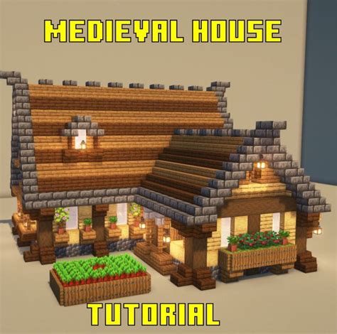 Image result for Minecraft Medieval House Tutorial