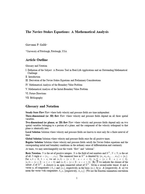 Image result for Navier-Stokes Equation Explained