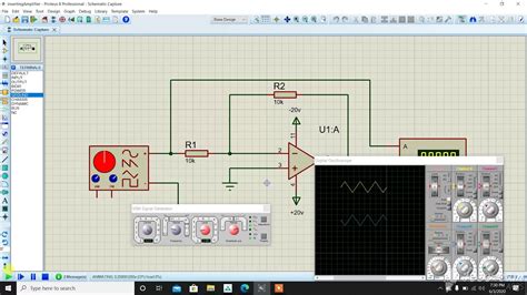 Image result for How to Connect Inverting Op Amplifier in Multisim