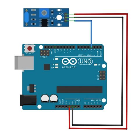 Image result for Vibration Sensor Arduino Wiring