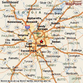 Image result for Where Is Decatur GA On Map