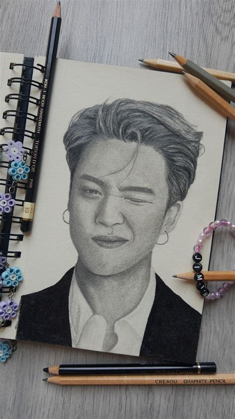 Image result for Jimin Drawing Tutorial
