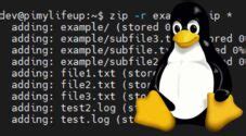 Image result for How to Remove Zip a Folder Using Zip Command On Linux Terminal