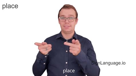 Image result for Place Sign Language