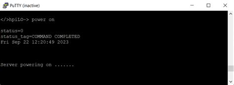Image result for Hpilo Command Line Power Status Check