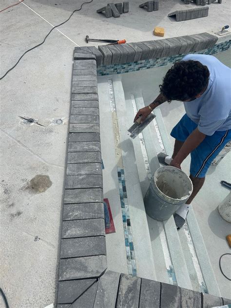 Image result for Installing Pool Tile