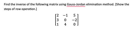 Image result for Matrix Inverse Using Gauss-Jordan Method