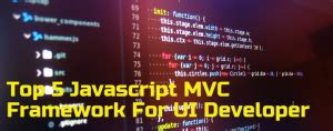 Image result for JavaScript MVC Framework