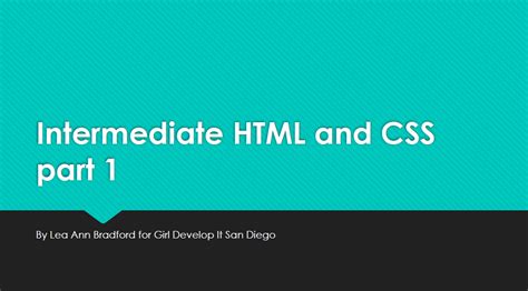 Image result for HTML Intermediate