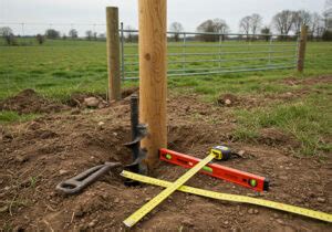 Image result for Installing 12Ft Farm Gate