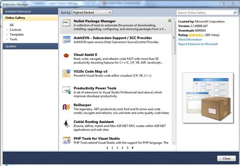 Image result for Visual Studio Package Manager Console