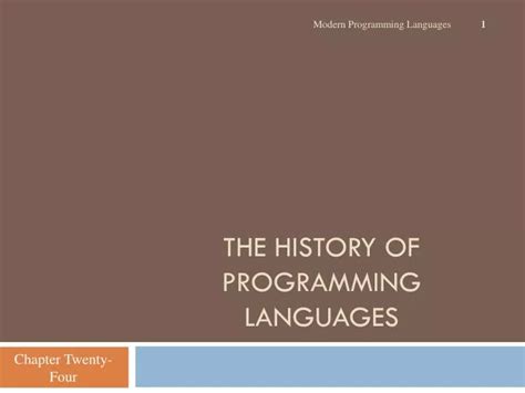 Image result for The Origin of Programming Languages