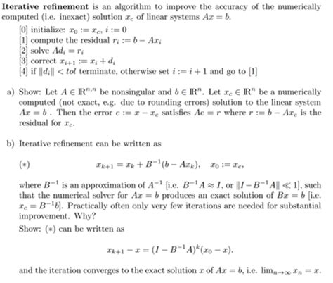 Image result for Iterative Refinement Algorithm