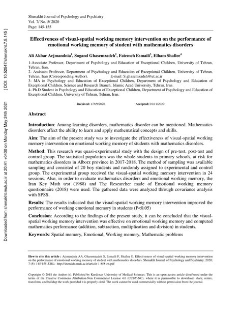 Image result for What Is Visual Spatial Memory