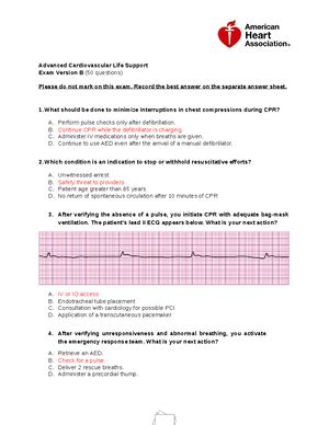 Image result for ACLS Rhythm Test