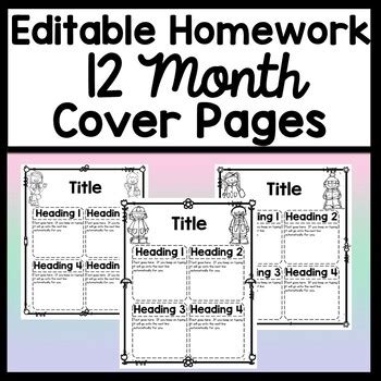 Image result for Homework Cover