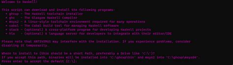Image result for Windows Install Haskell GHC