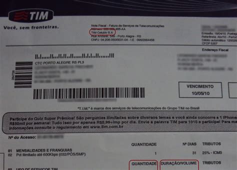 Image result for Recibo Conta Internet Tim