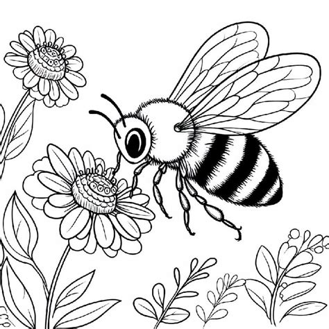 Image result for Spring Bee Coloring Pages