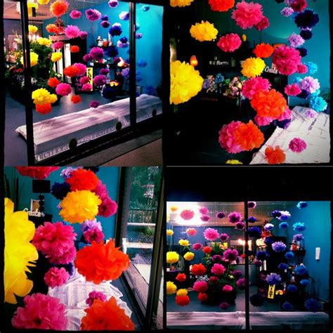 Image result for Paper Flower Window Display
