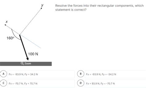 Image result for One of the Rectangular Components of a Force