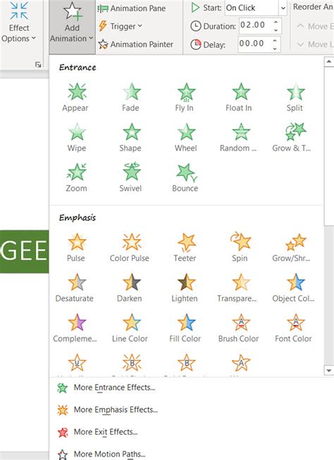 Image result for PowerPoint Move Object Animation