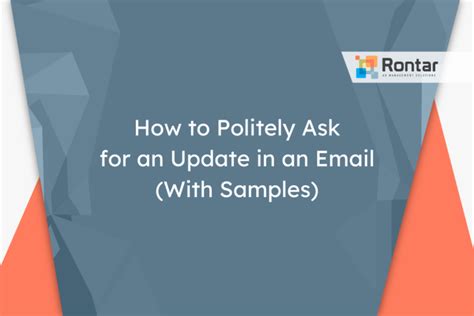 Image result for Update Request Email Example