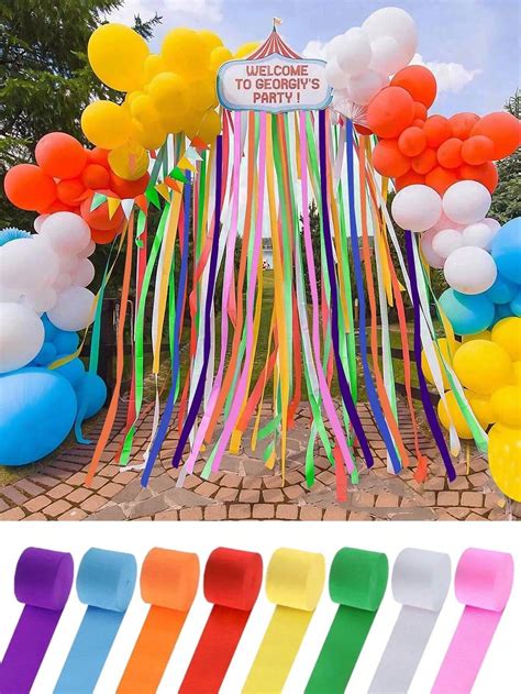 Image result for Colored Streamers Paper