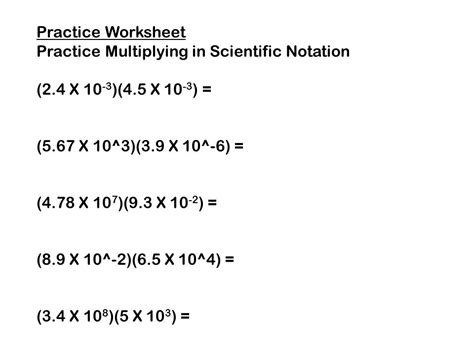Image result for Multiplication Using Scientific Notation