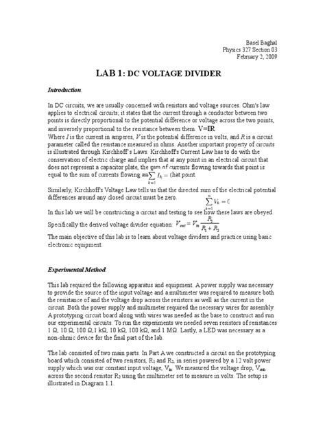 Image result for Lab Report Sample Electronic Engineering
