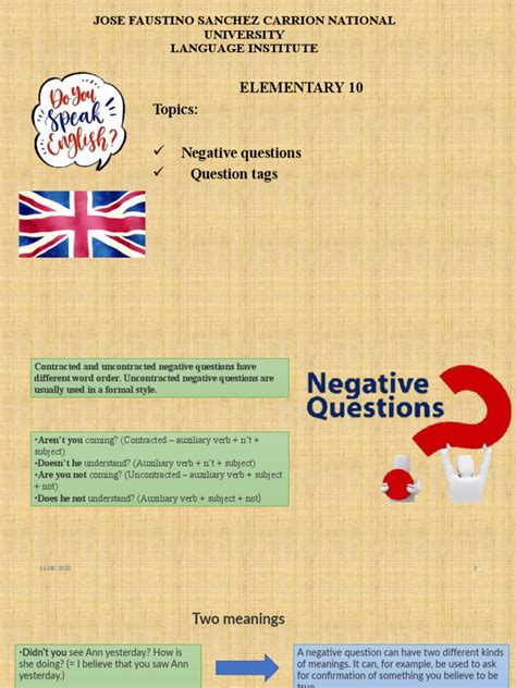Image result for Negative Question Tag for Children