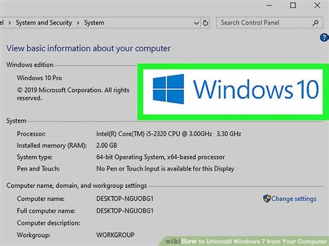 Image result for Uninstall Windows 7 Operating System