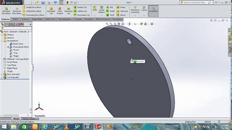 Image result for Revolvepattern around Circle SolidWorks